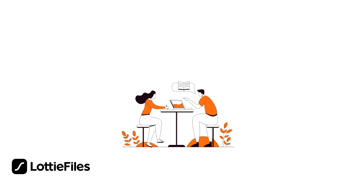 Free Study discussion Animation by Md. Imam Hossain | LottieFiles