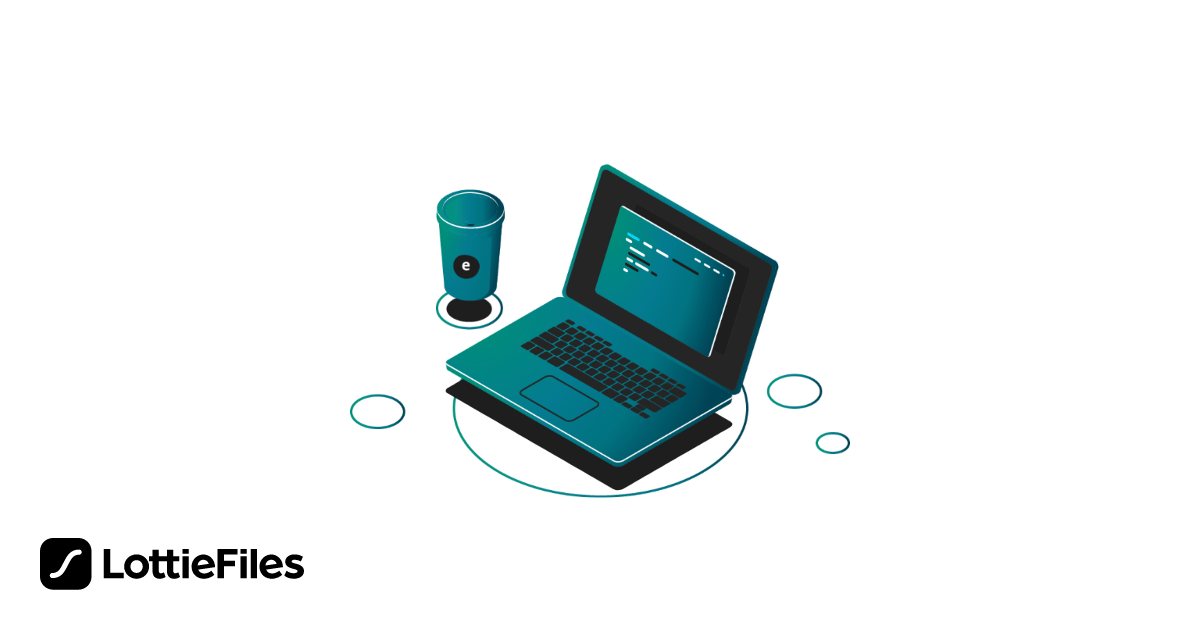 Free Office Laptop Animation by Mubeen Hayyat | LottieFiles