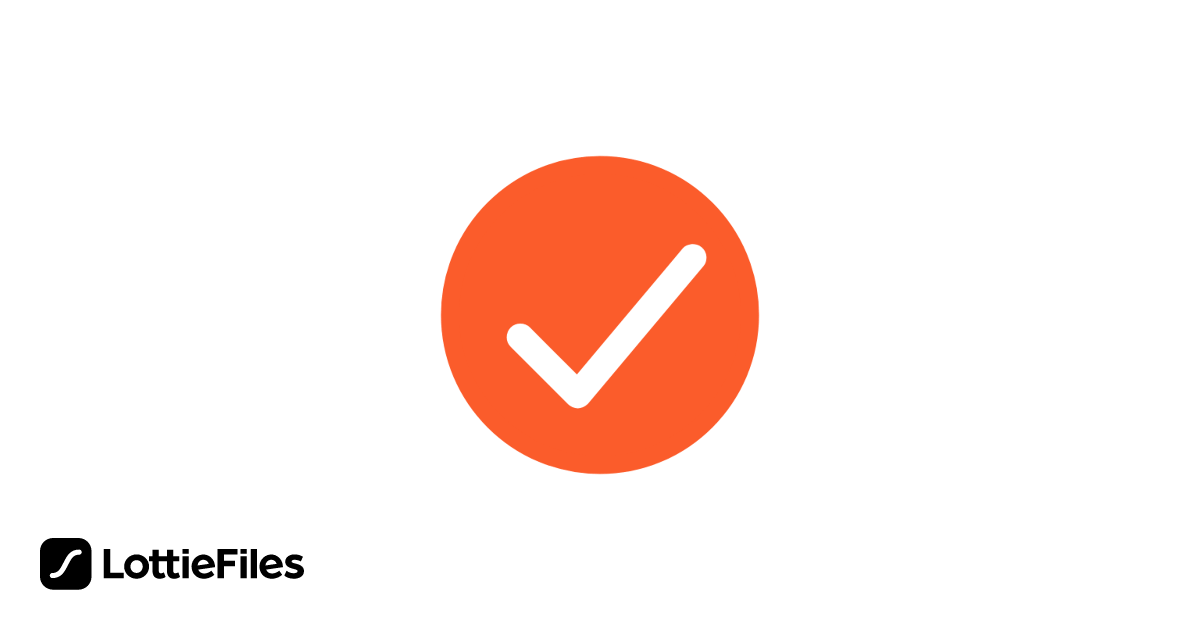 Free tick Animation by Aryan Verma | LottieFiles