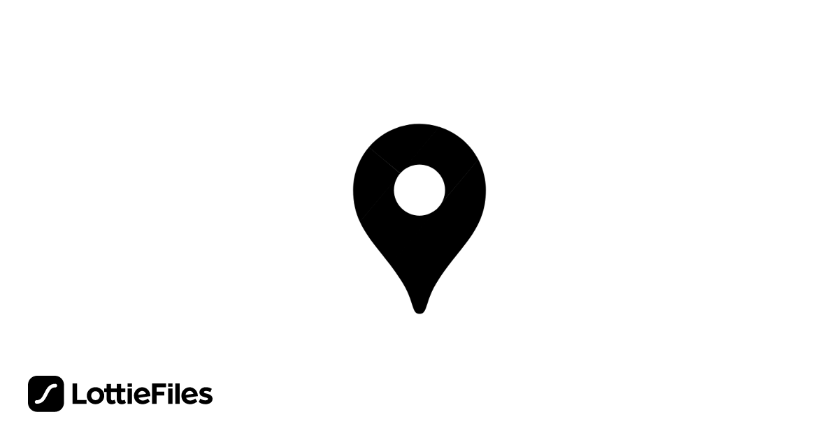 Free Google map pin in black Animation by Silviu Ivanovici | LottieFiles
