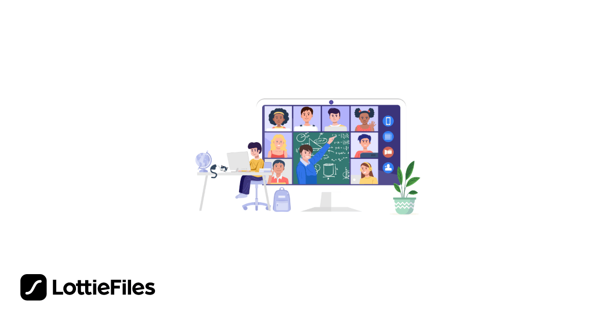 Free Online Education Animation by Eleven Gates | LottieFiles