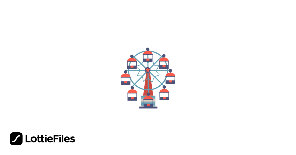 Free Ferris Wheel New Animation by Rizwan Babar | LottieFiles