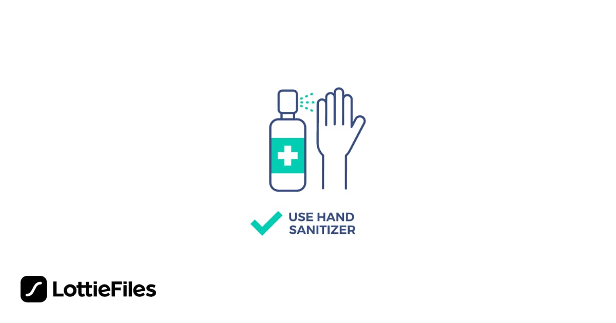 Free Covid Icon : Use Hand Sanitizer. Animation by Boltbite | LottieFiles