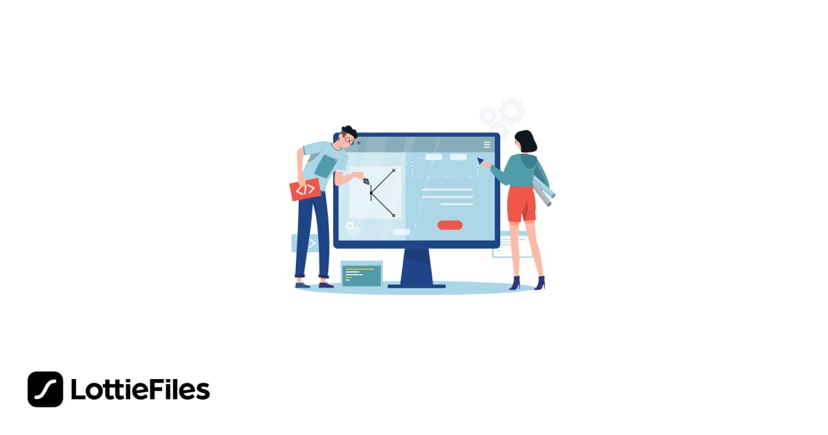 Free web development Animation by Jorge Gómez | LottieFiles