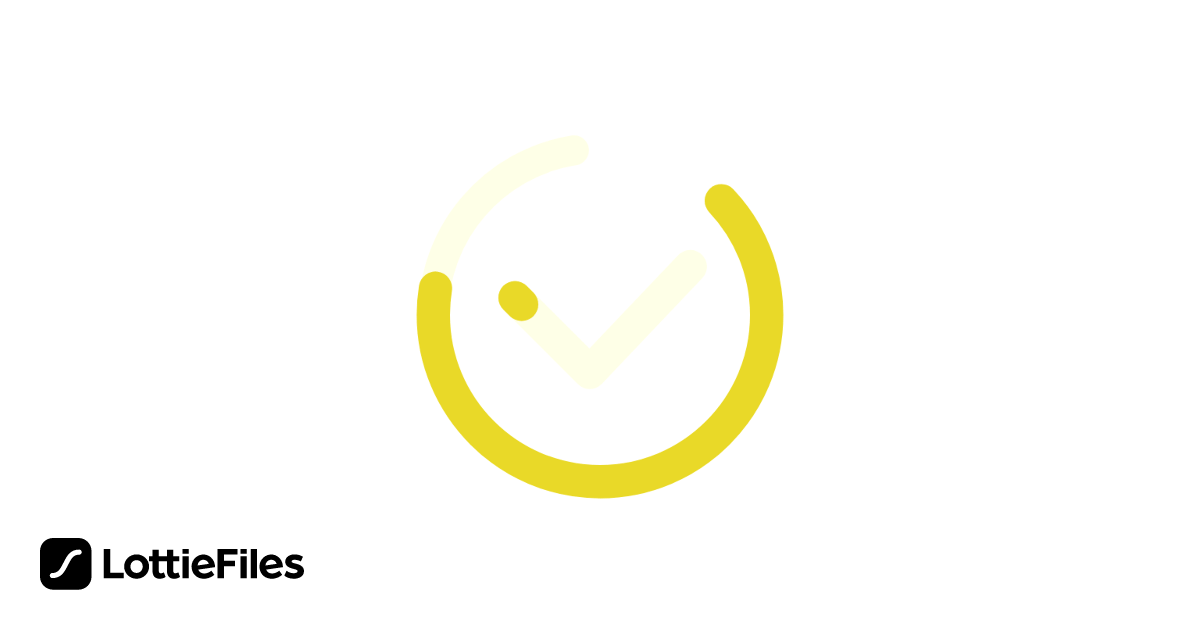 Free check yellow Animation by luana lima | LottieFiles