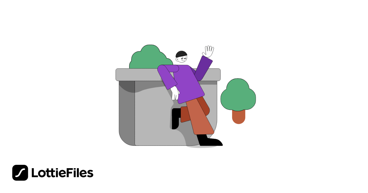 Free waving and waiting Animation by Aman Jha | LottieFiles