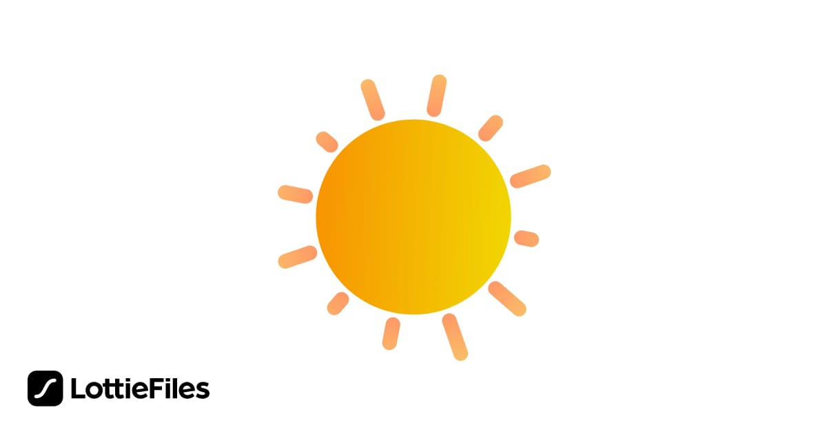 Free sunny Animation by Muhamad Rashvand | LottieFiles