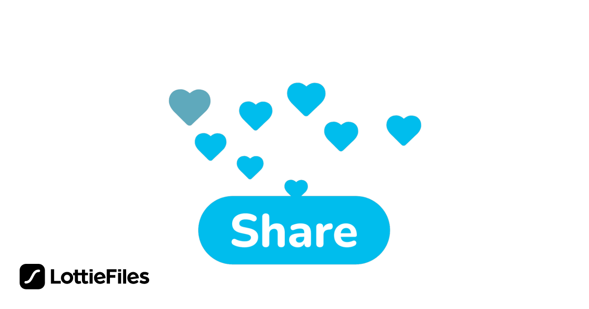 Free Share Button Animation by Brian Karungani | LottieFiles