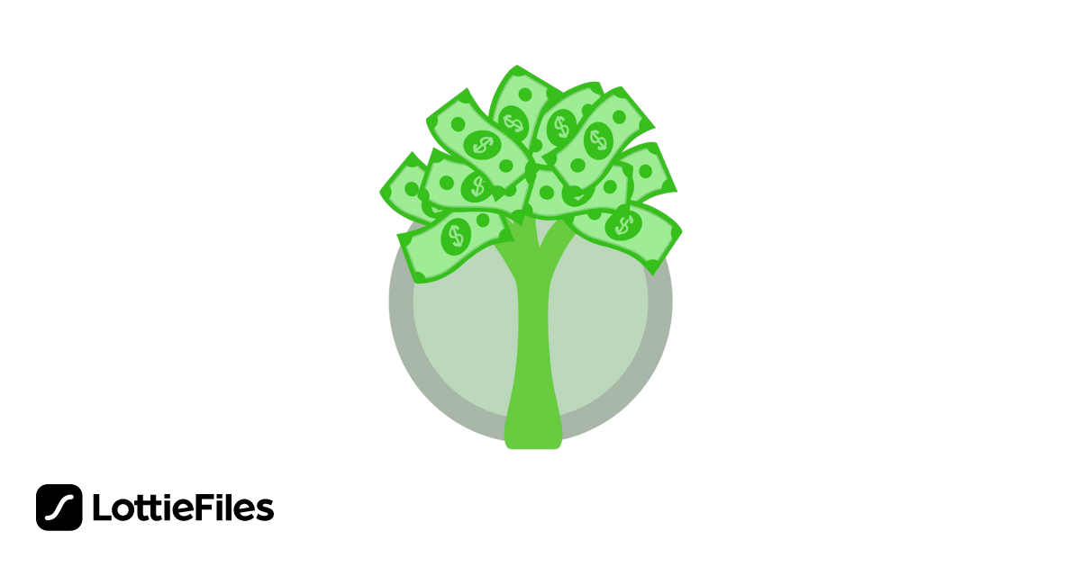 Free money tree! Animation by Humaira Ahmad | LottieFiles