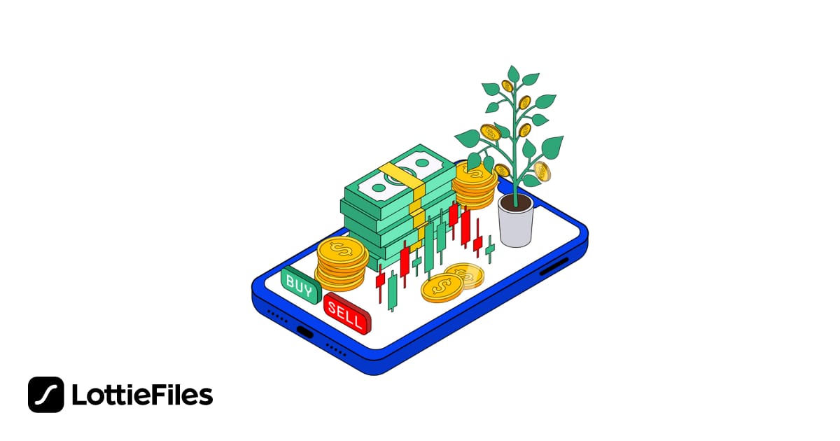 Free Retail Trading App Animation by Brian Karungani | LottieFiles