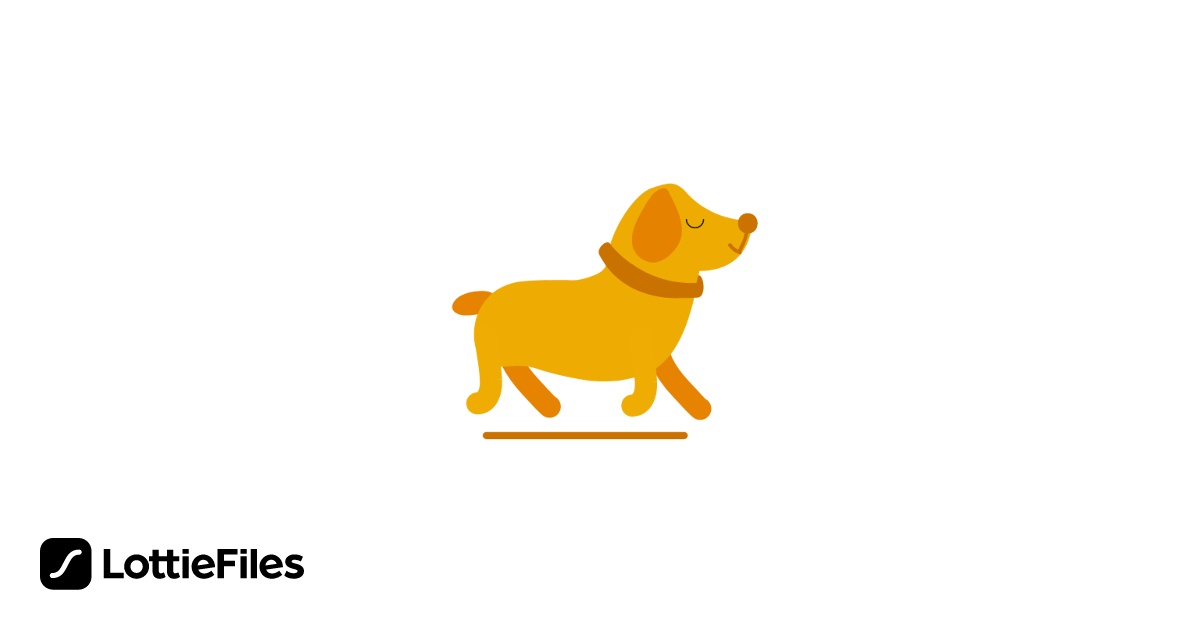 Free Dog walking Animation by Syed Asim Ali Shah | LottieFiles