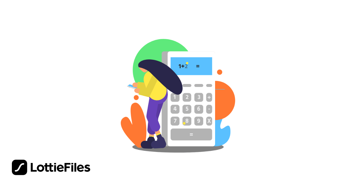 Free Calculate Animation by Asim Das | LottieFiles