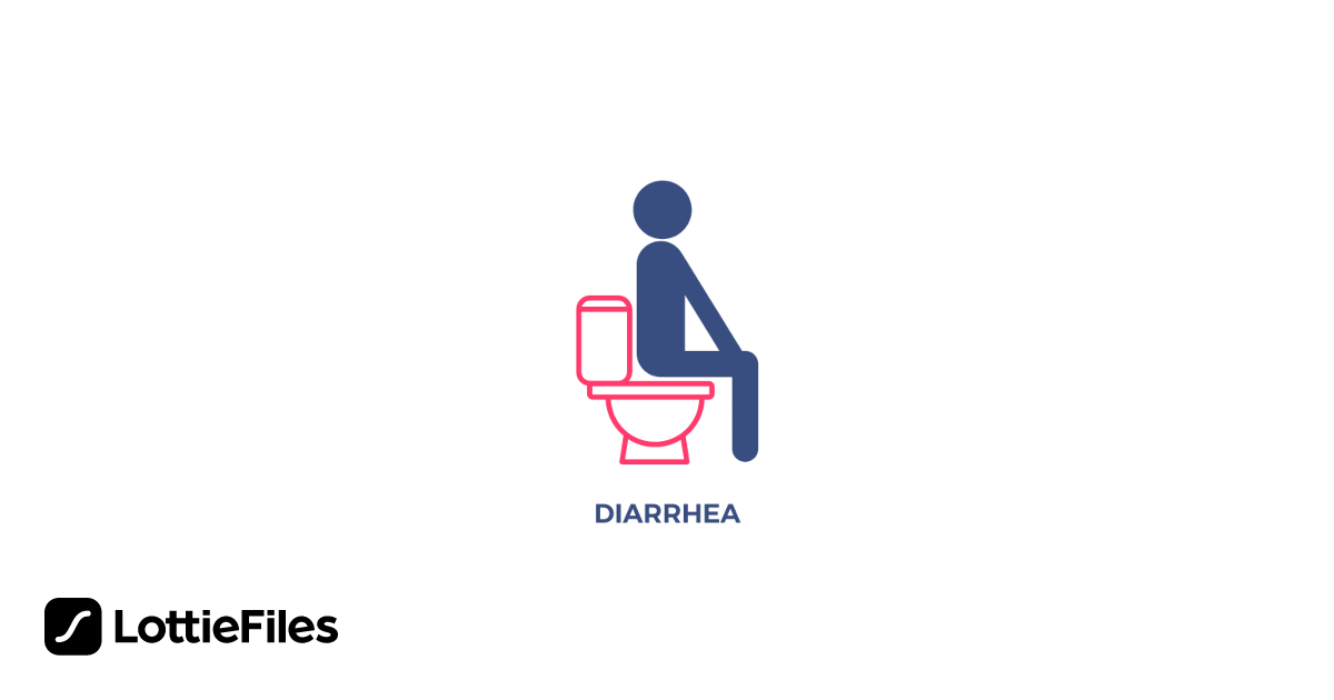 Free Covid Icon : Diarrhea Animation by Boltbite | LottieFiles