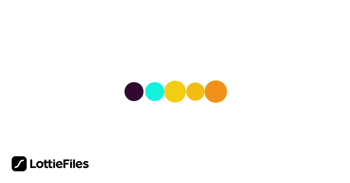 Free bubble circles loader Animation by Shannon Ferguson | LottieFiles