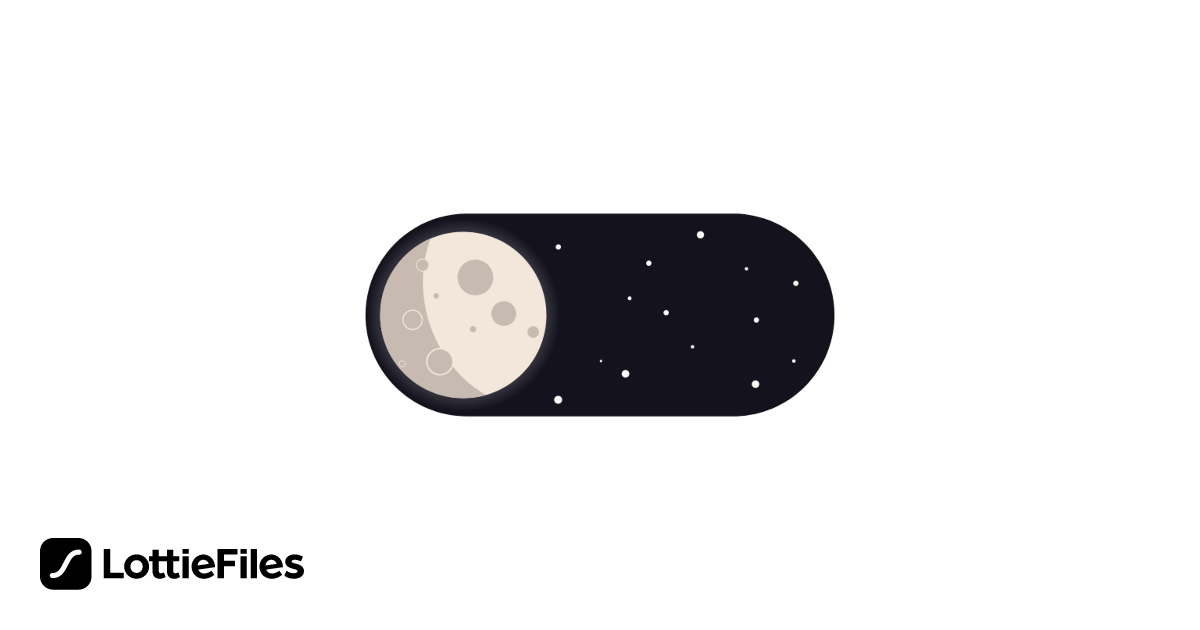 Free Dark Mode Button Animation by Mohammad Turk | LottieFiles