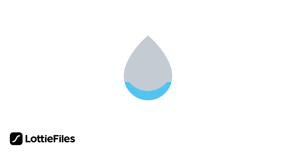 Free Water-drop Animation by Elena Martín Quesada | LottieFiles
