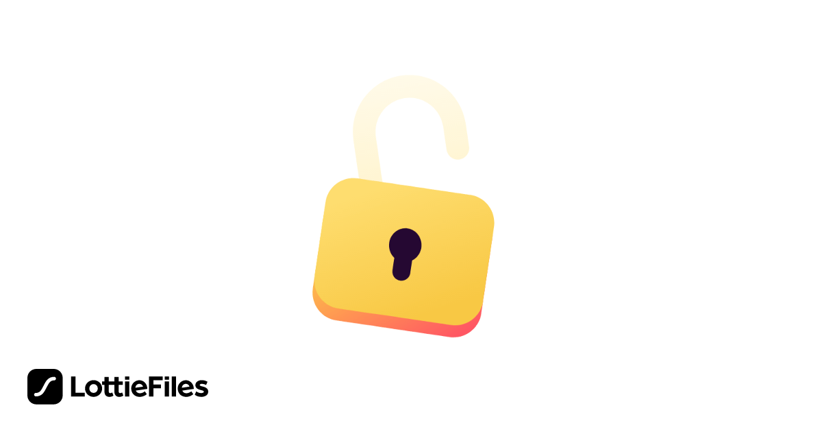 Free lock Animation by Aleksey Novik | LottieFiles