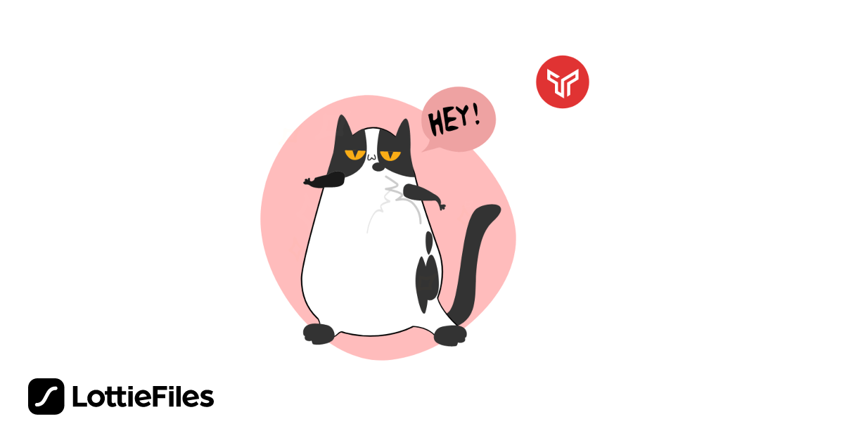 Free Pulp Fiction Cat Animation by thrive.io | LottieFiles