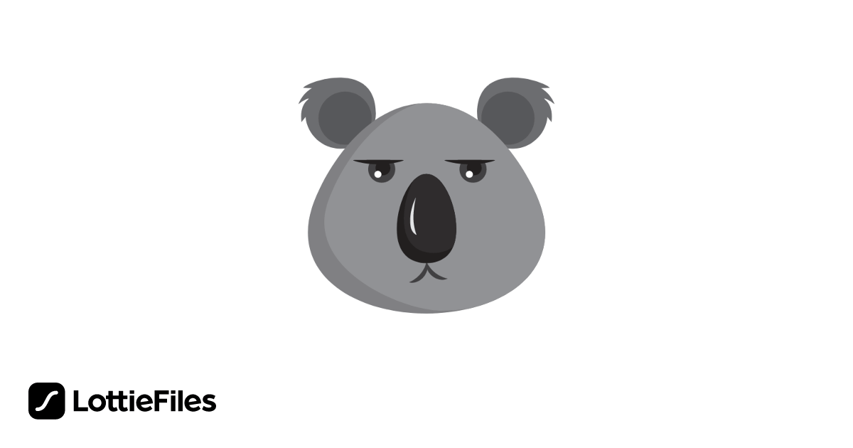 Free Koala tired Animation by Muammar Faiq | LottieFiles