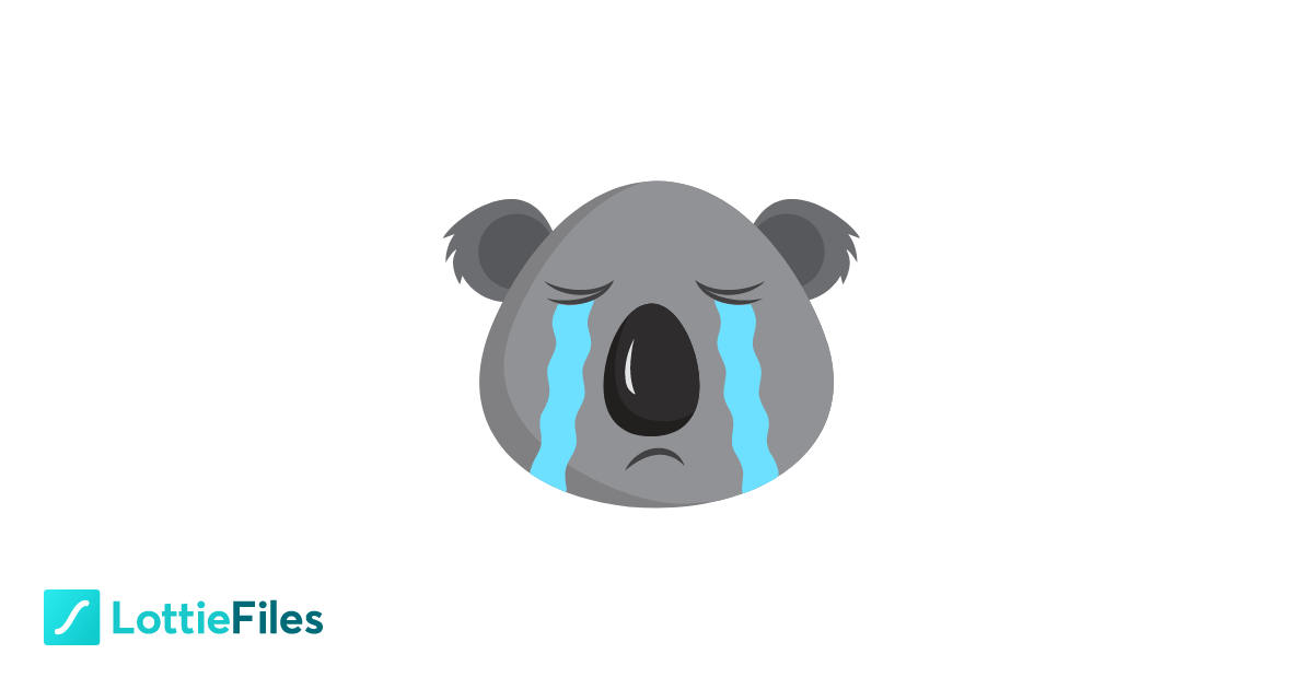 Koala crying by Muammar Faiq - LottieFiles