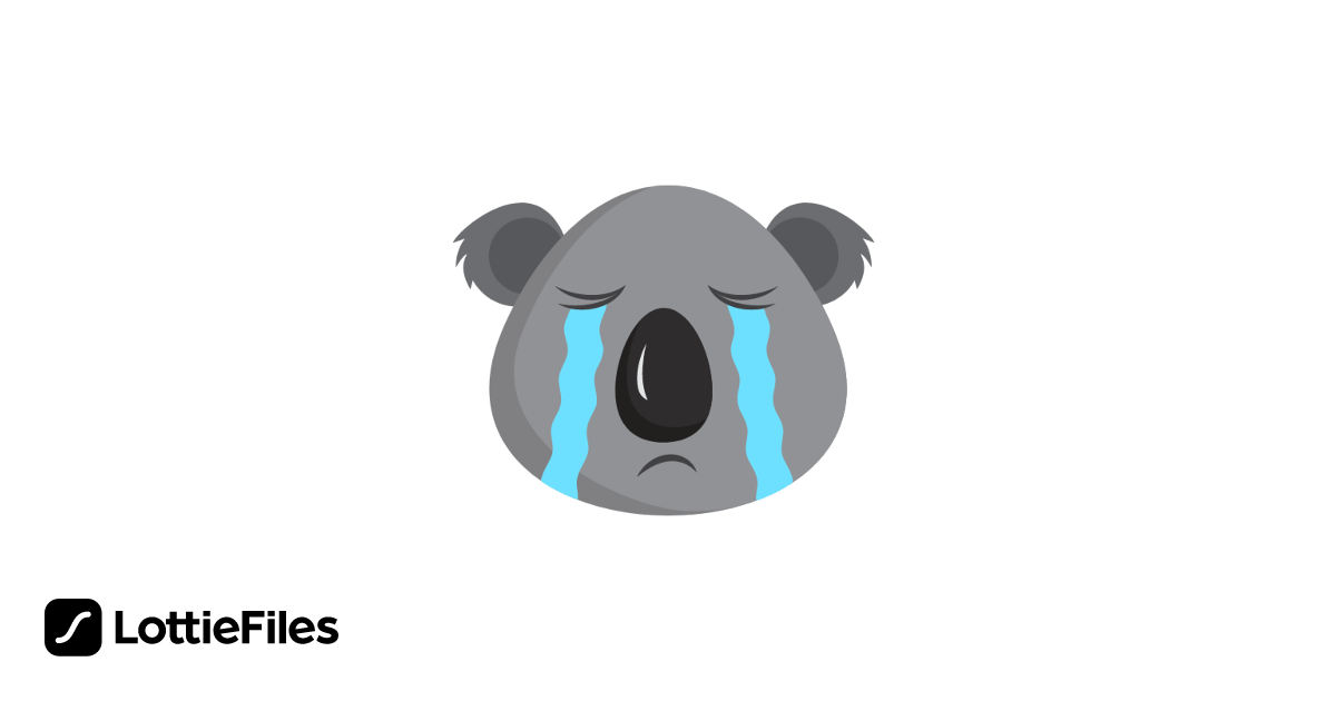 Free Koala crying Animation by Muammar Faiq | LottieFiles