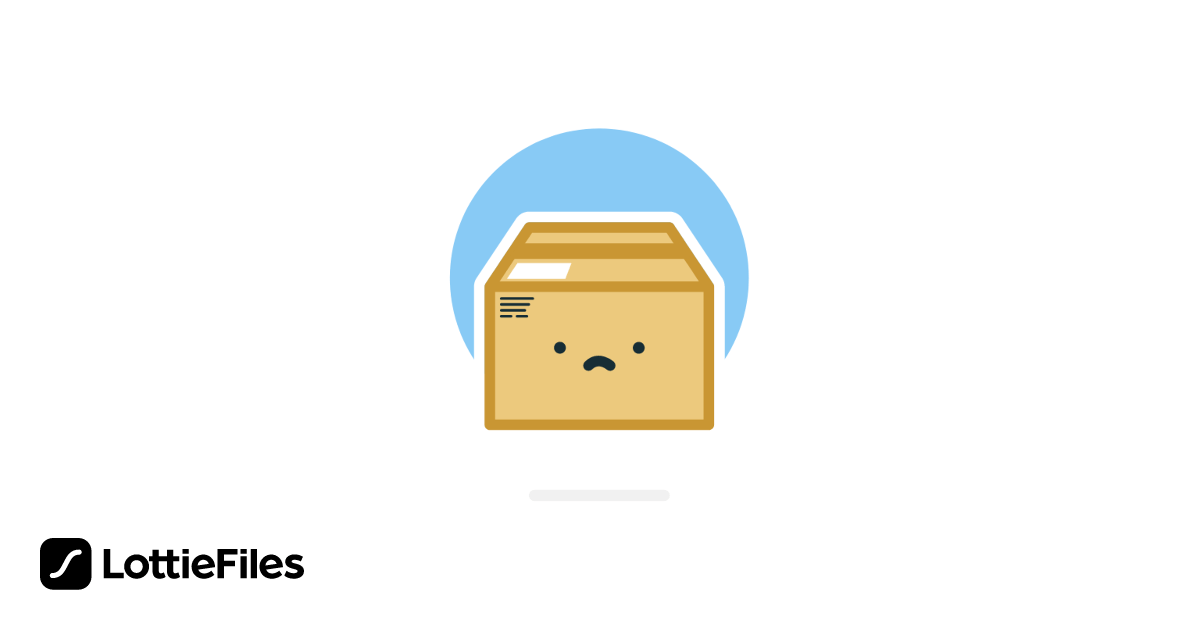 Free Sad package Animation by Denis Duarte | LottieFiles