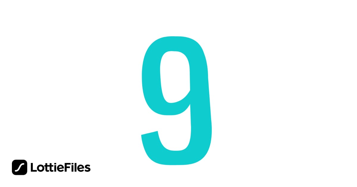 Free Jiggly 9 Animation by vik4graphic | LottieFiles