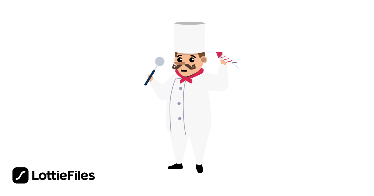 Free Chef dropping items Animation by Conor Mayling | LottieFiles