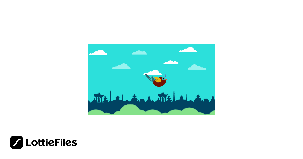 Free Bird Fly Animation by sujan rai | LottieFiles