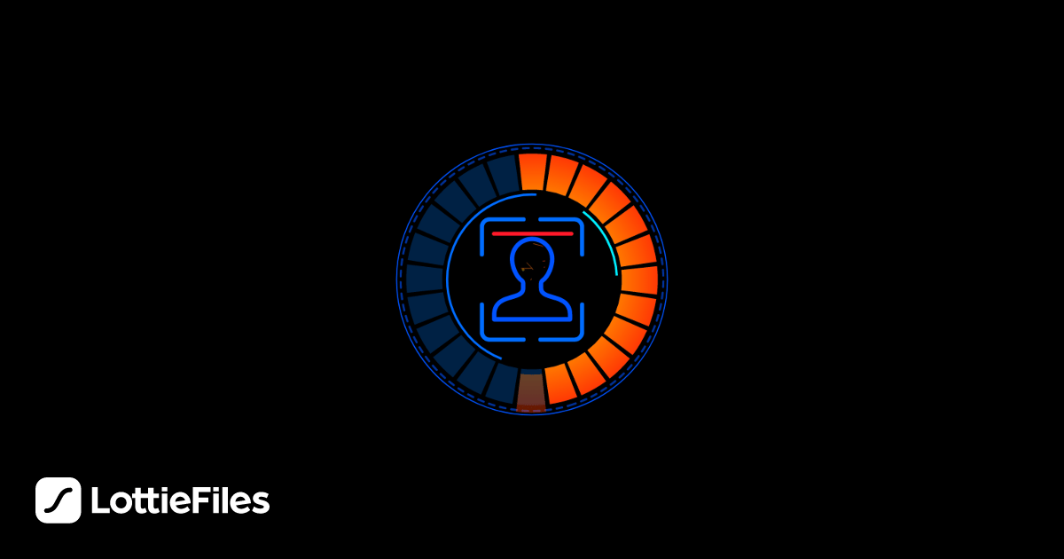 Free Face scanning Animation by Aneesh Ravi | LottieFiles