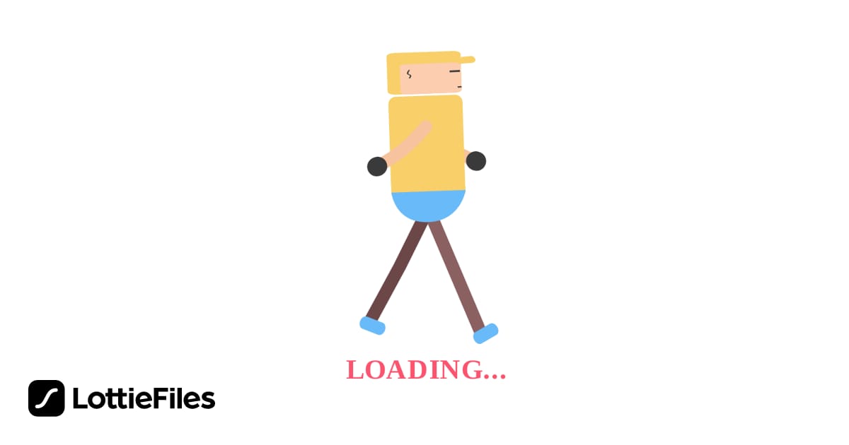 Free LoopWalk Loading Animation by ARECHEN | LottieFiles