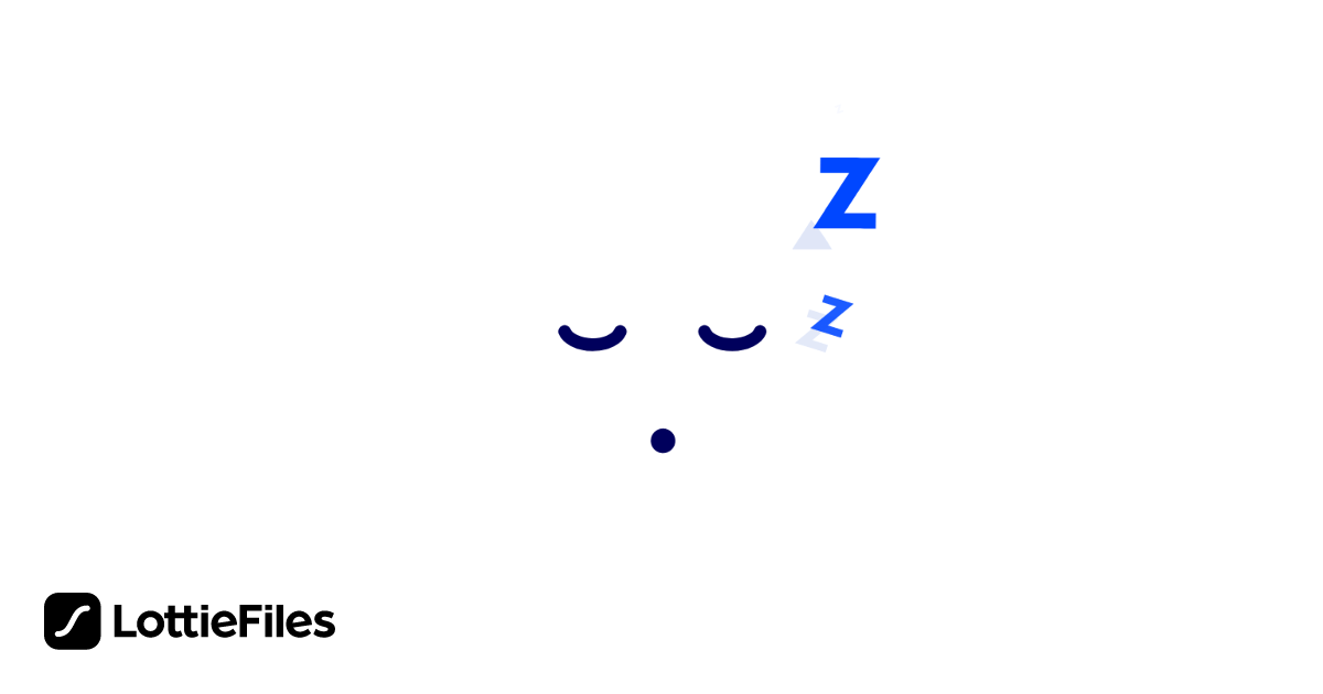 Free Sleeping head Animation by Алиса Двач | LottieFiles