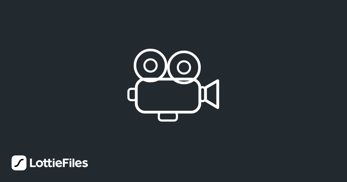 Free Video camera Animation by Piero Perilli | LottieFiles