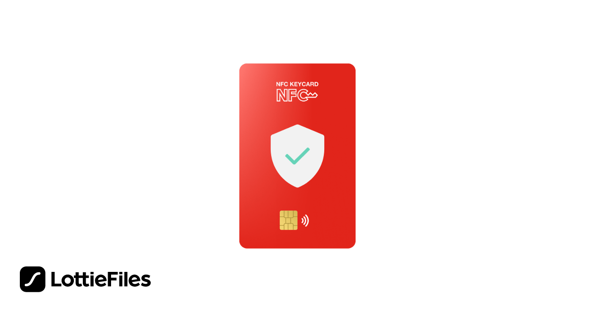 Free NFC Keycard Animation by Nam Nguyễn | LottieFiles