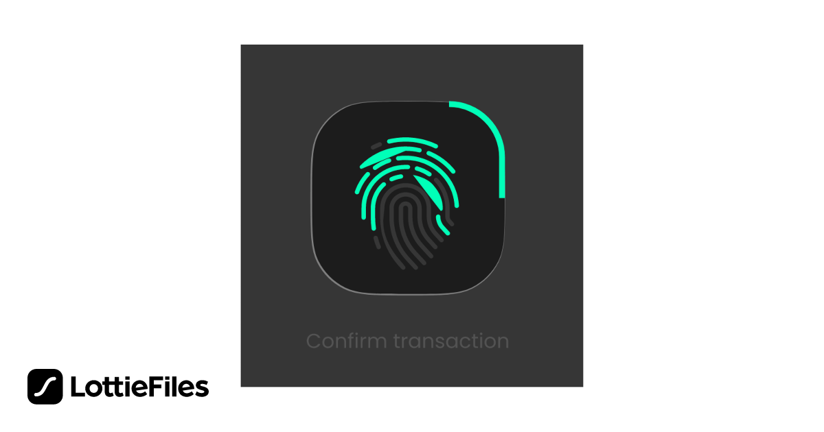 Free Fingerprint Scan Animation by Pramod Kumar | LottieFiles