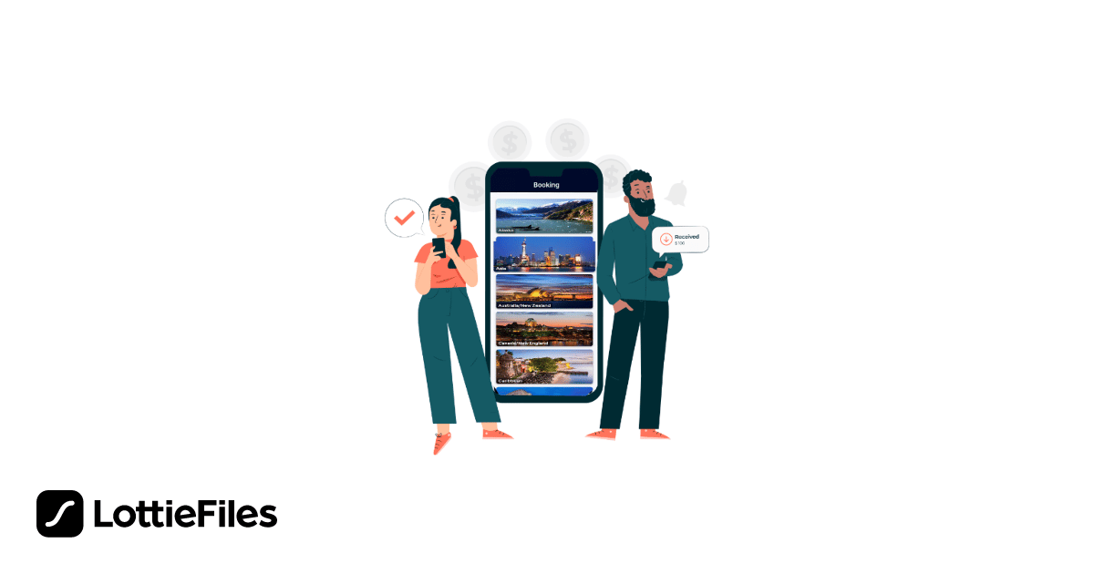 Free animacion mobil Animation by Riusaky | LottieFiles