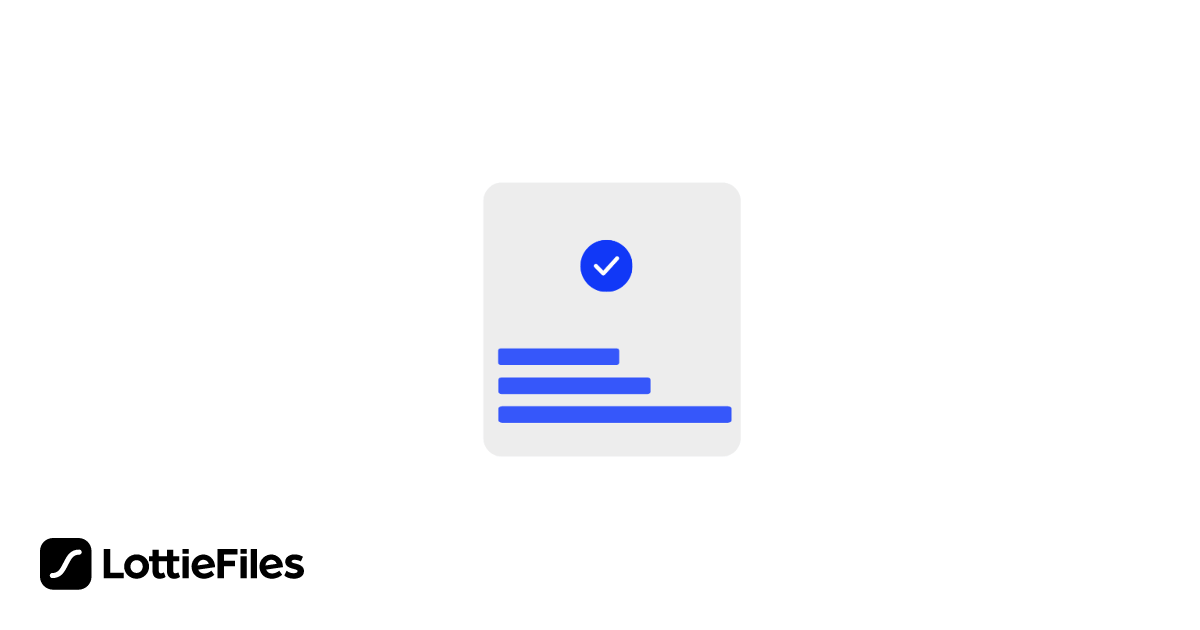 Free Approved Animation by Aman Agrawal | LottieFiles