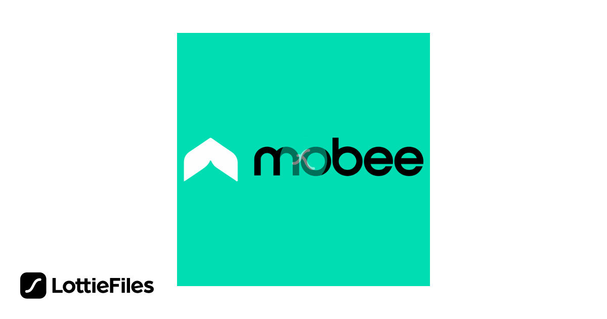 Free Mobee logo Lottie JSON animation Animation by Tinymotion | LottieFiles