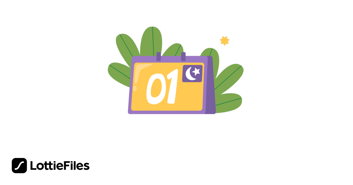 Free Islamic calendar animation Animation by Abdul Latif | LottieFiles