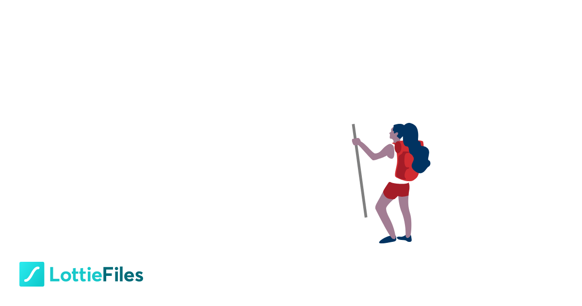 Woman Hiking by Ryan Roehl - LottieFiles