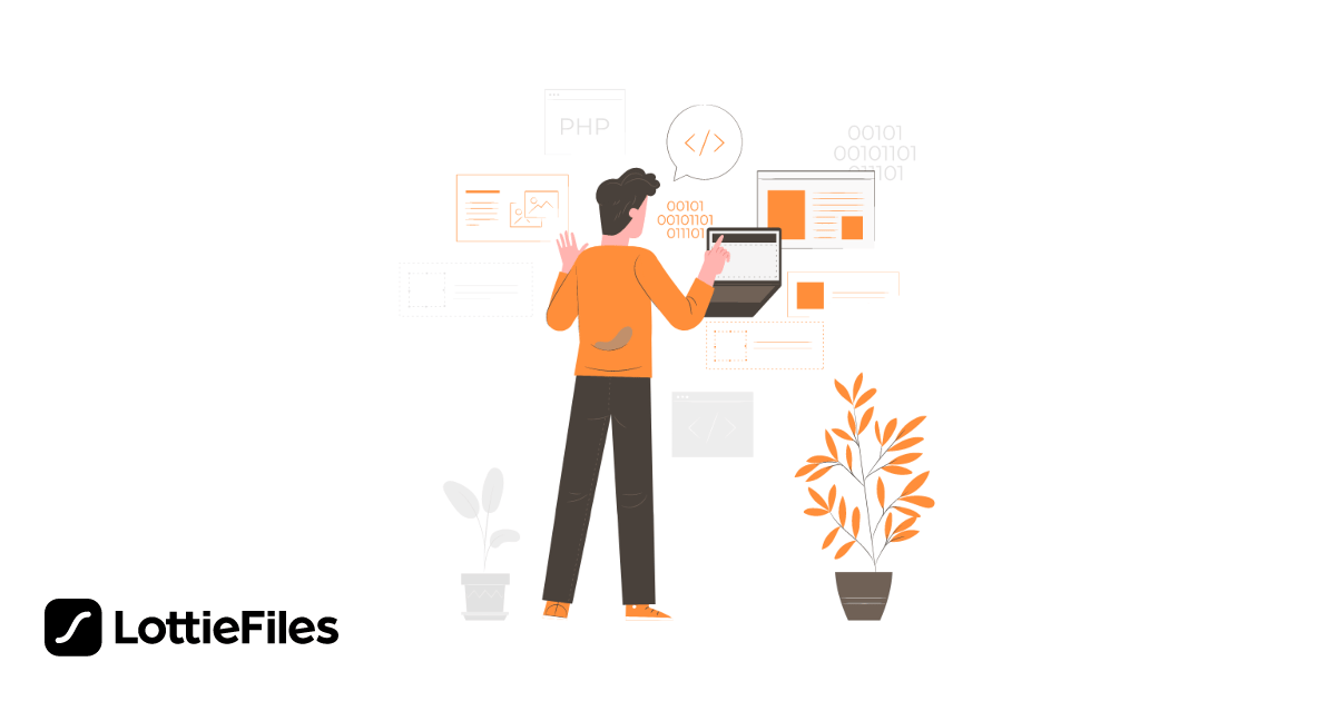 Free Service Orange Animation by Jonathan | LottieFiles