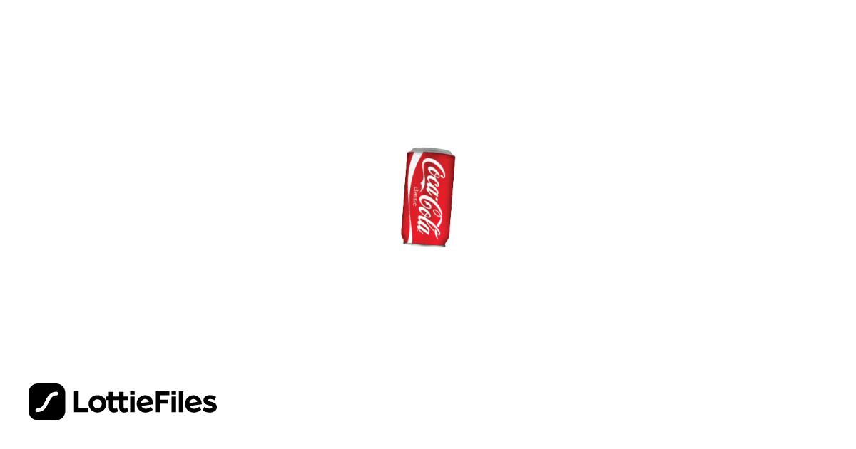 Free Cocacola Tin Rotating Animation by Sagar Mistry | LottieFiles