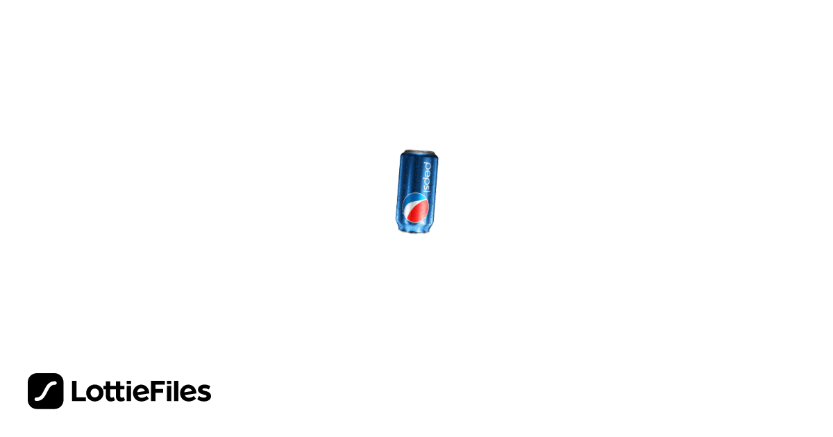 Free Pepsi Tin Rotating Animation by Sagar Mistry | LottieFiles