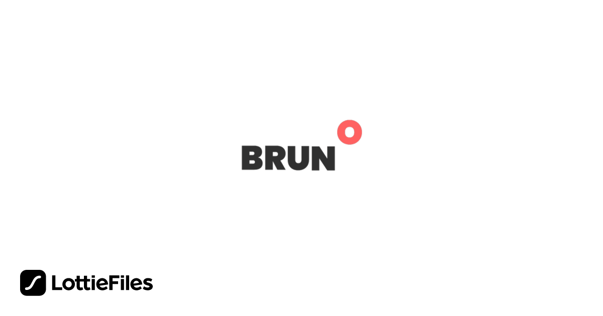 Free Bruno_Logo_Animation Animation by Natapol Supap | LottieFiles