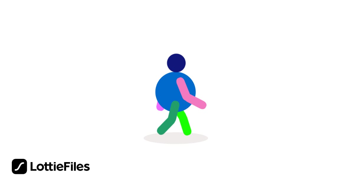 Free Walk Cycle Animation by Bilal Naseer | LottieFiles