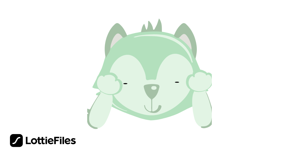 Free shy wolf Animation by Randy Arba | LottieFiles