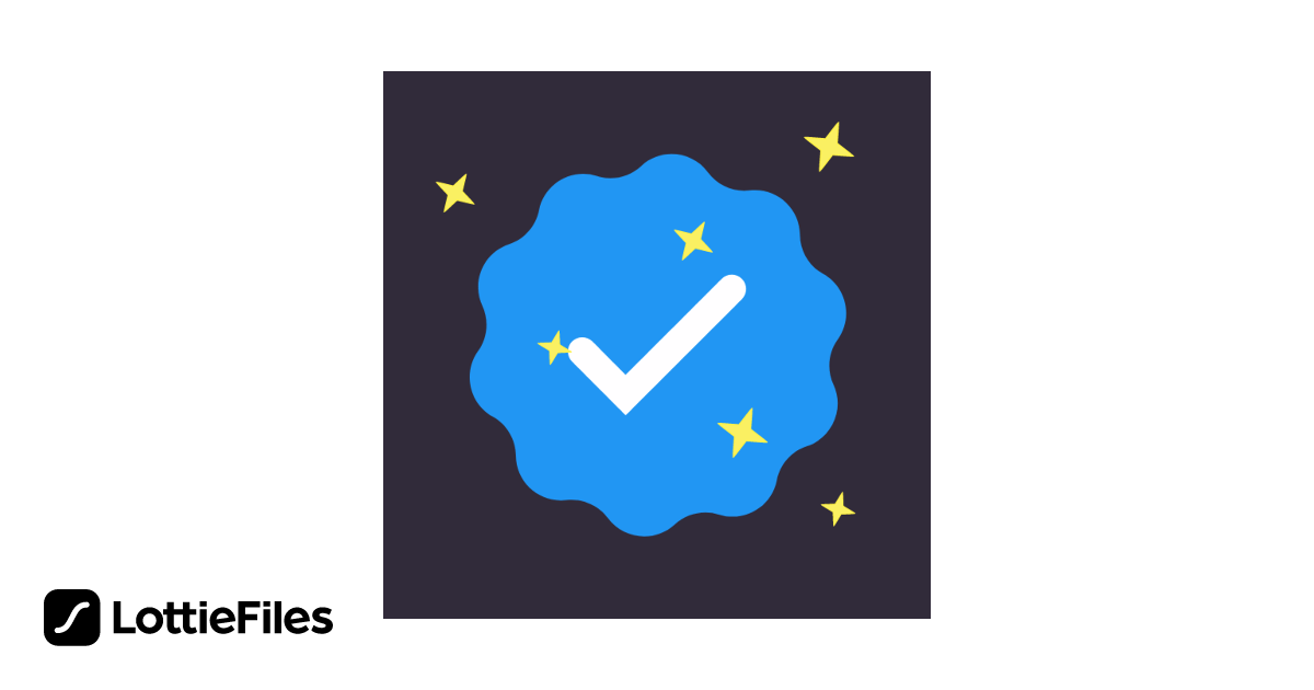 Free Verified Status Animation by Captured Clips | LottieFiles