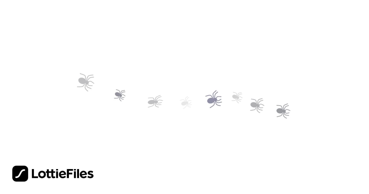 Free Spiders Animation by Владислав Григоренко | LottieFiles