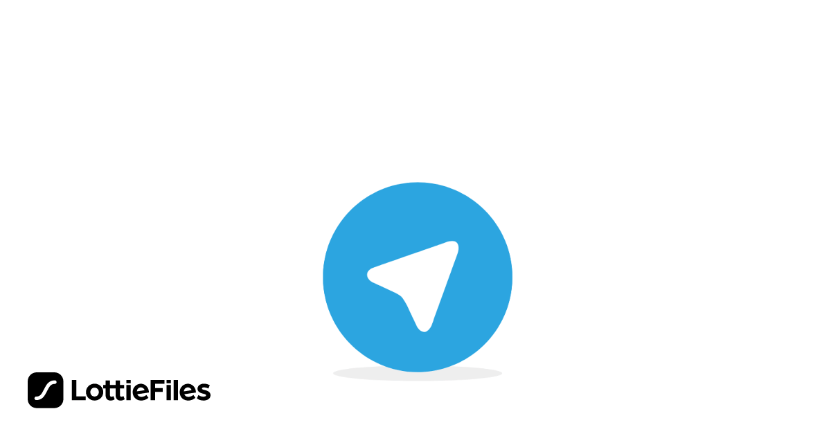 Free Telegram Animation by Bamdad | LottieFiles