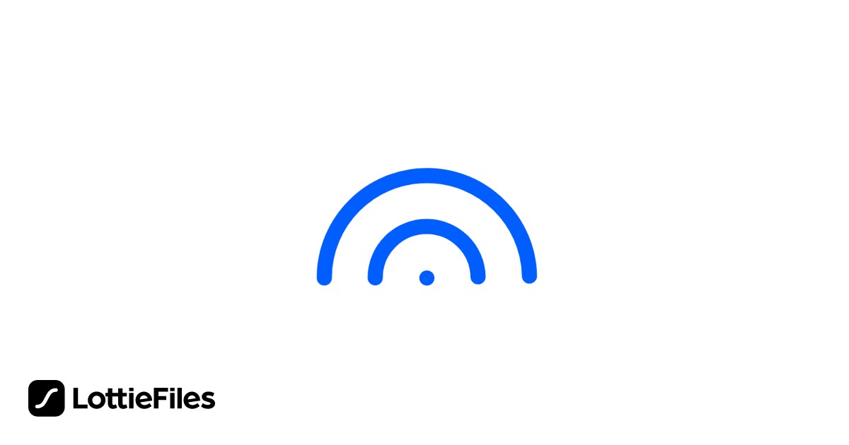 Free WiFi loader Animation by jignesh gajjar | LottieFiles